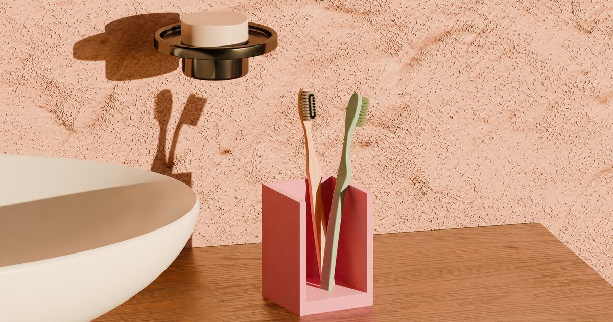 Open Toothbrush Holder - Home Decoration by CalebTimoteo | Download ...