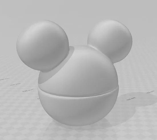 Micky Mouse Ear inspired sculpture by cyclodog | Download free STL ...