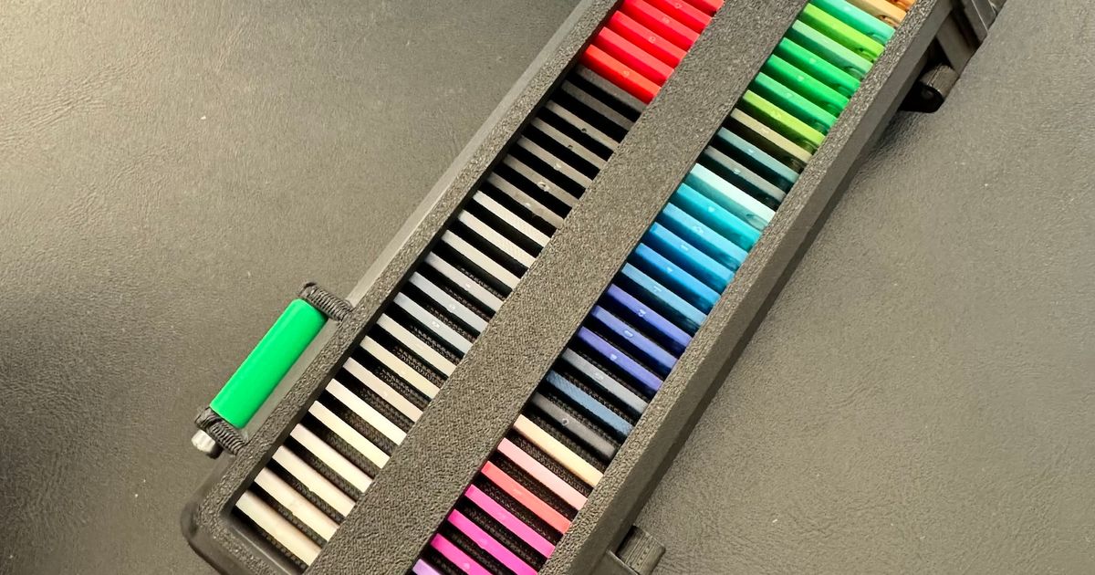 Bambu Filament Swatch Box with Printable Inserts por maxfui | Descargar ...