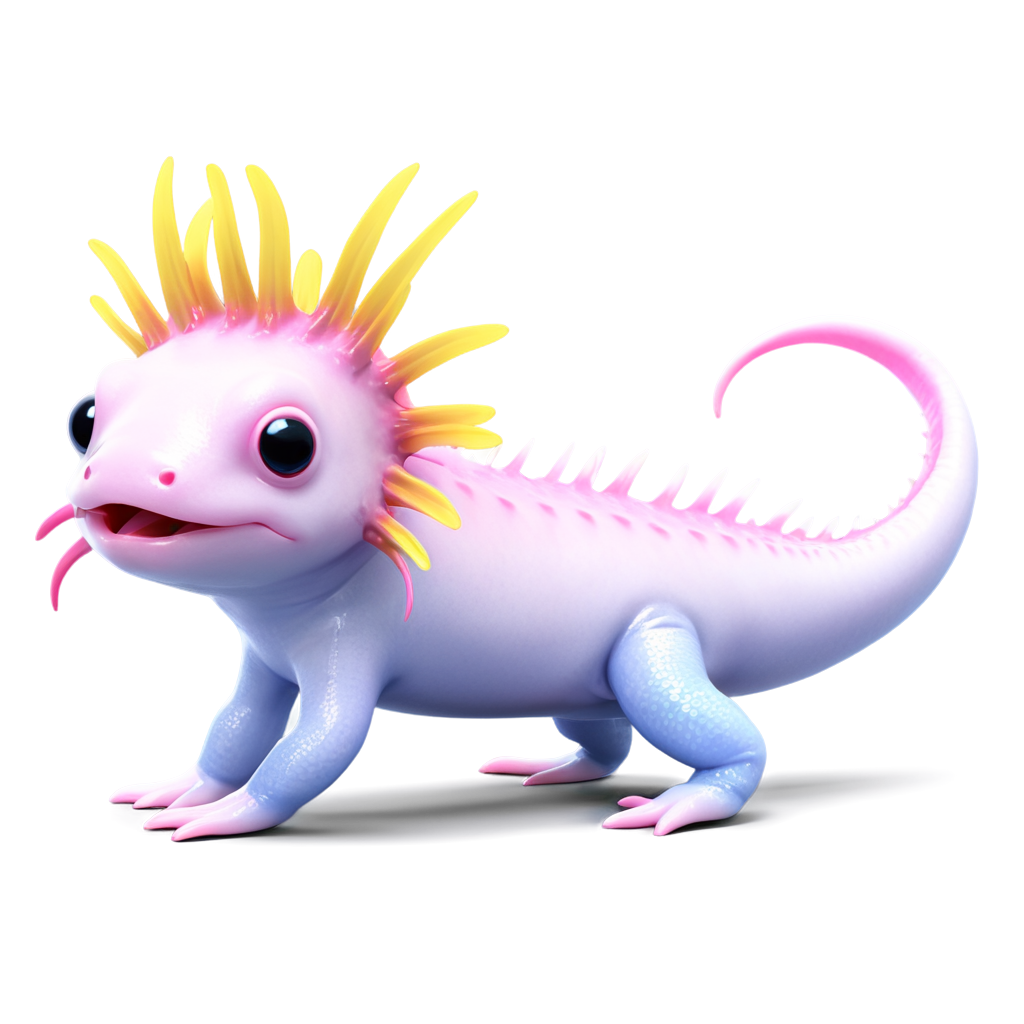 Axolotl 3D model by Wolff | Download free STL model | Printables.com