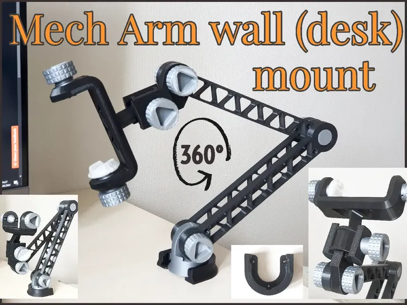 Mech Arm for Tablets by Konstantin Radchenko | Download free STL model ...