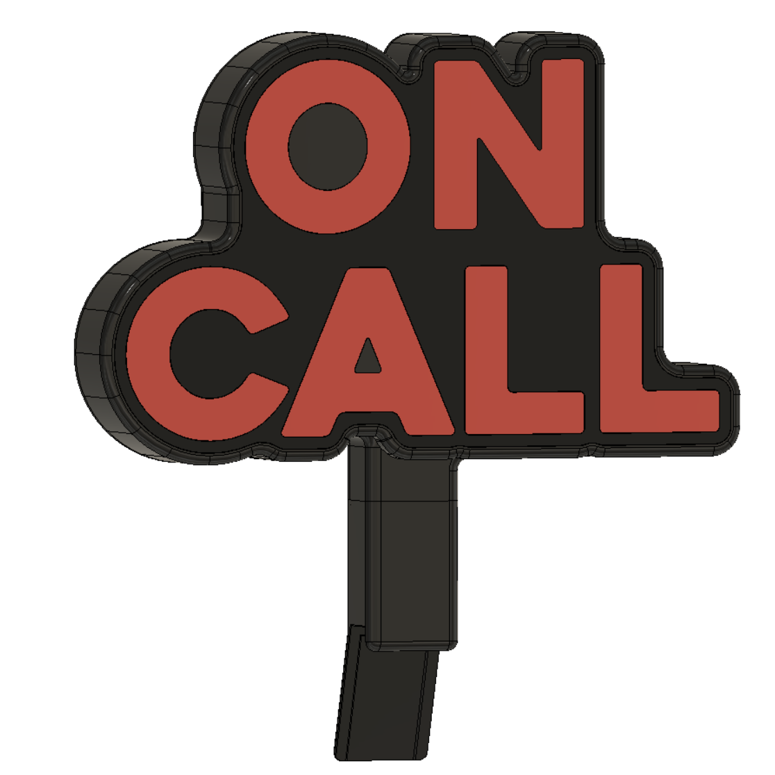Sign ON CALL office by emazzarol | Download free STL model | Printables.com