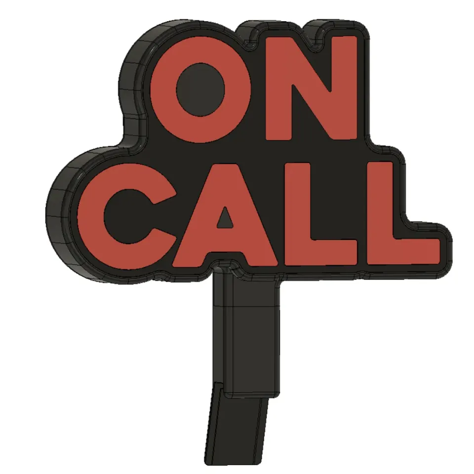 Sign ON CALL office by emazzarol | Download free STL model | Printables.com