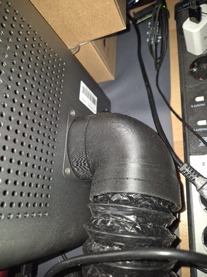 XTool F1 Ultra 90 Degree Exaust Adapter by Stefan Hoschka | Download ...