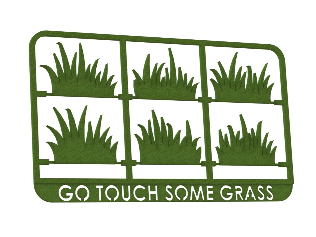 Go Touch Some Grass - Kit Card by jor2468 | Download free STL model ...