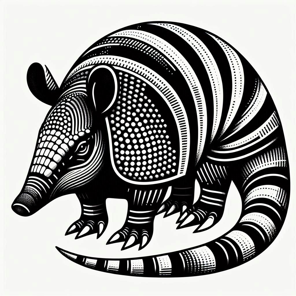 Wall Art - Armadillo by Eva Máčová | Download free STL model ...