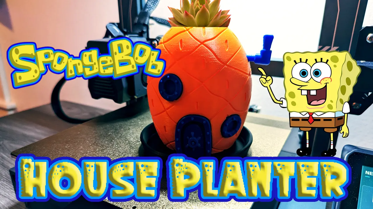 SpongeBob SquarePants House Planter by PrintLapse | Download free STL ...
