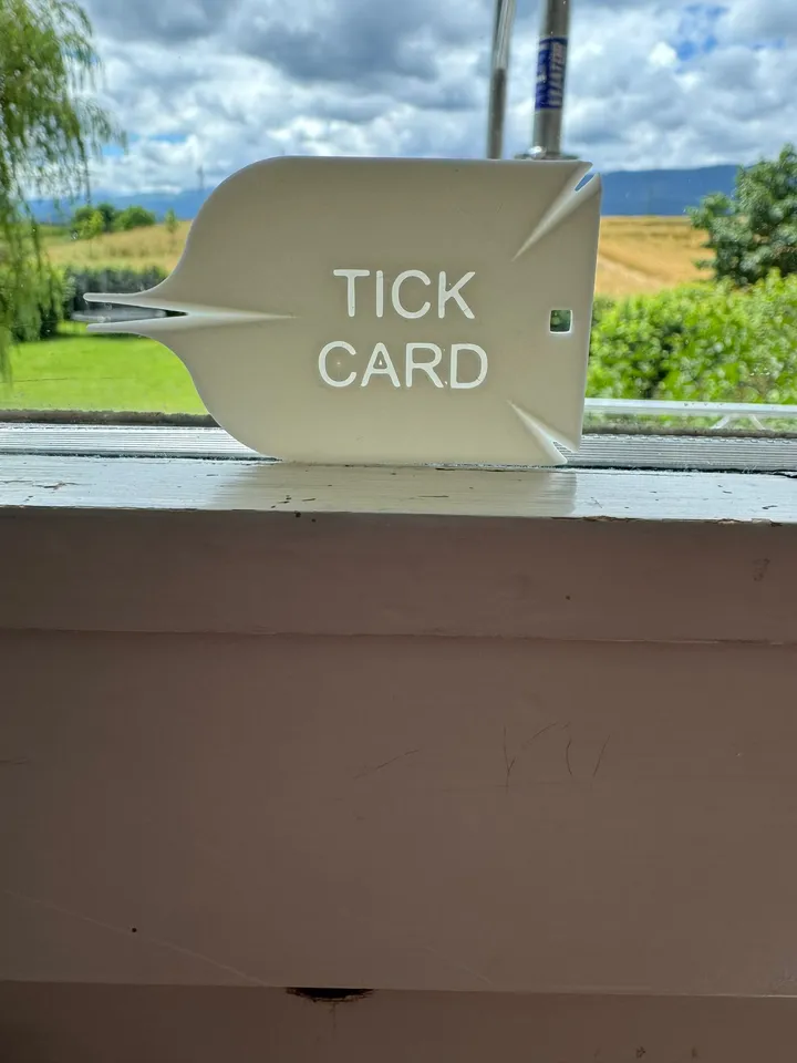 TICK CARD by Elias Porchet | Download free STL model | Printables.com