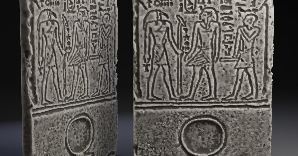 Djehutiemhat faience / maiolica by Peter Farell | Download free STL ...