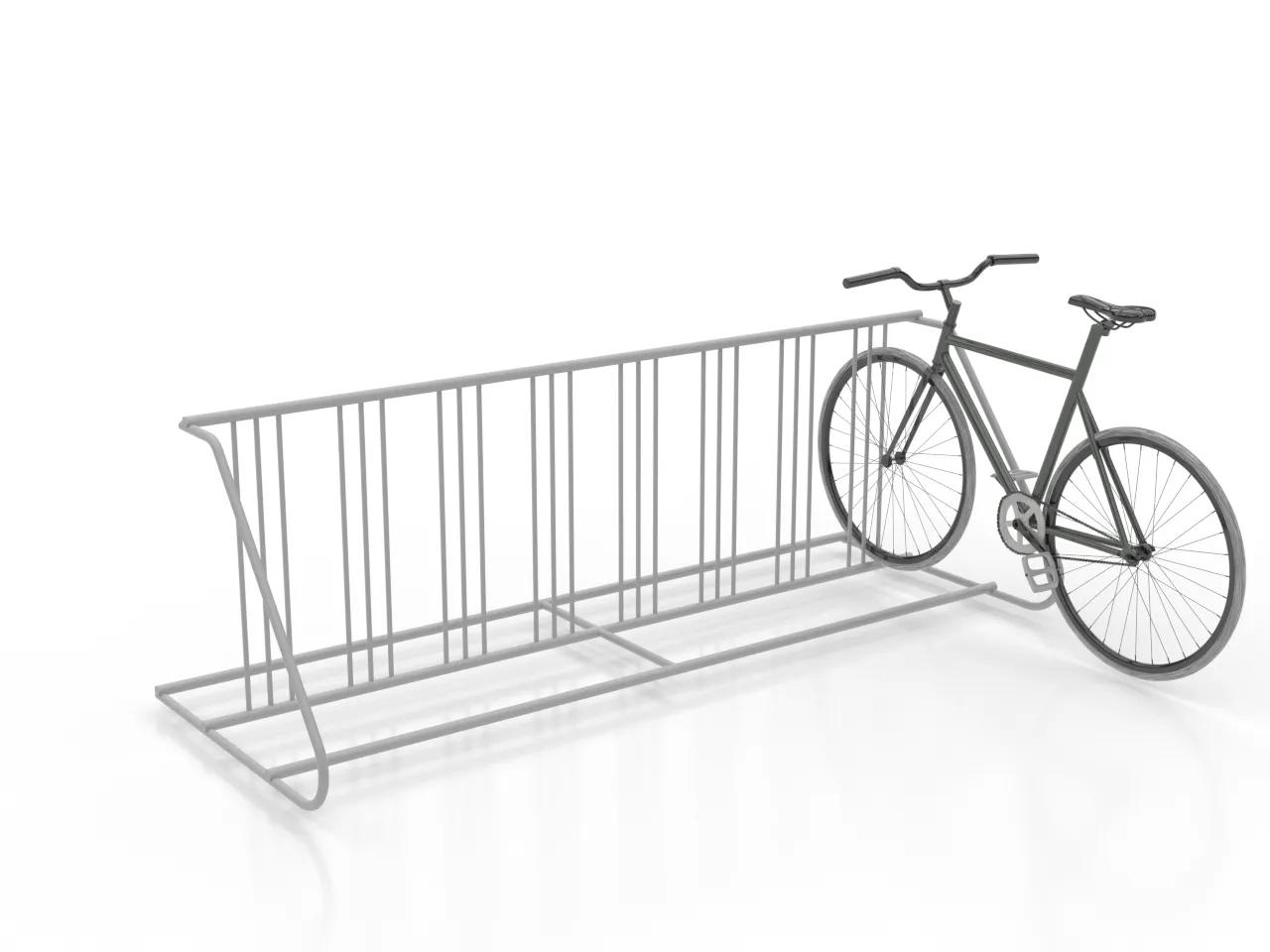 Scale Bike Rack - Grid Style by Henry Levesque | Download free STL ...