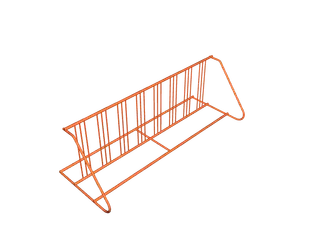 Scale Bike Rack - Grid Style by Henry Levesque | Download free STL ...