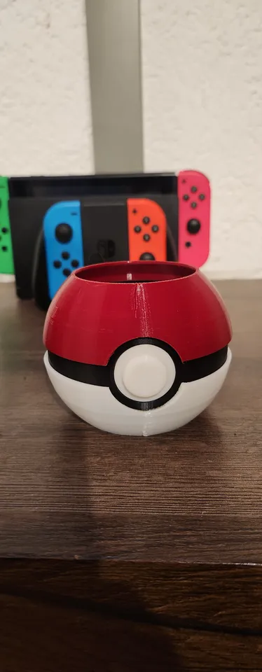 Pokeball Flower pot by Basti | Download free STL model | Printables.com