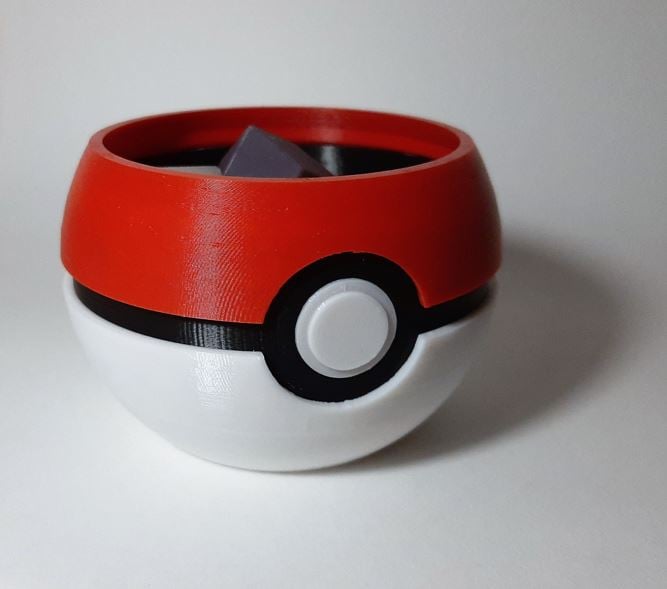 Pokeball Flower pot by Sebastian Beer | Download free STL model ...