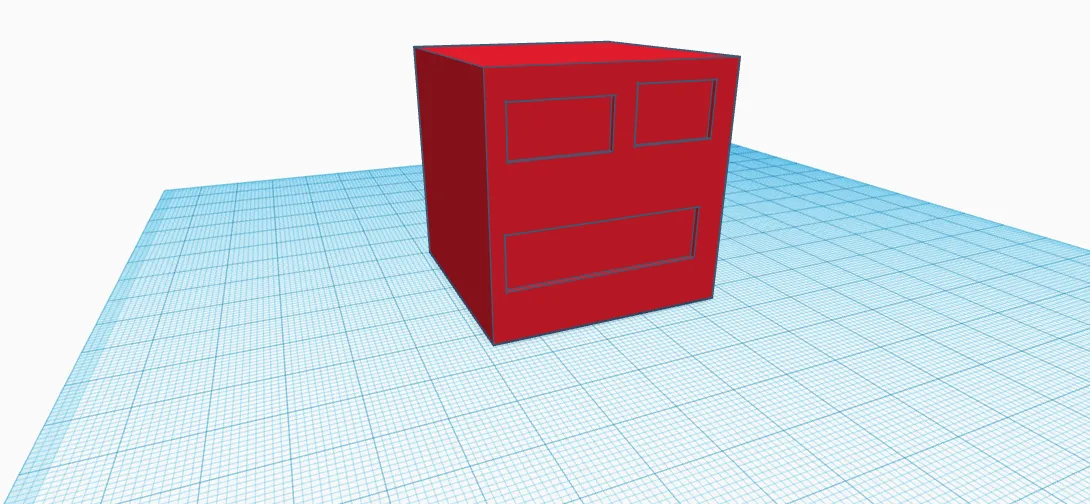 geometry dash cube by superprinter | Download free STL model ...