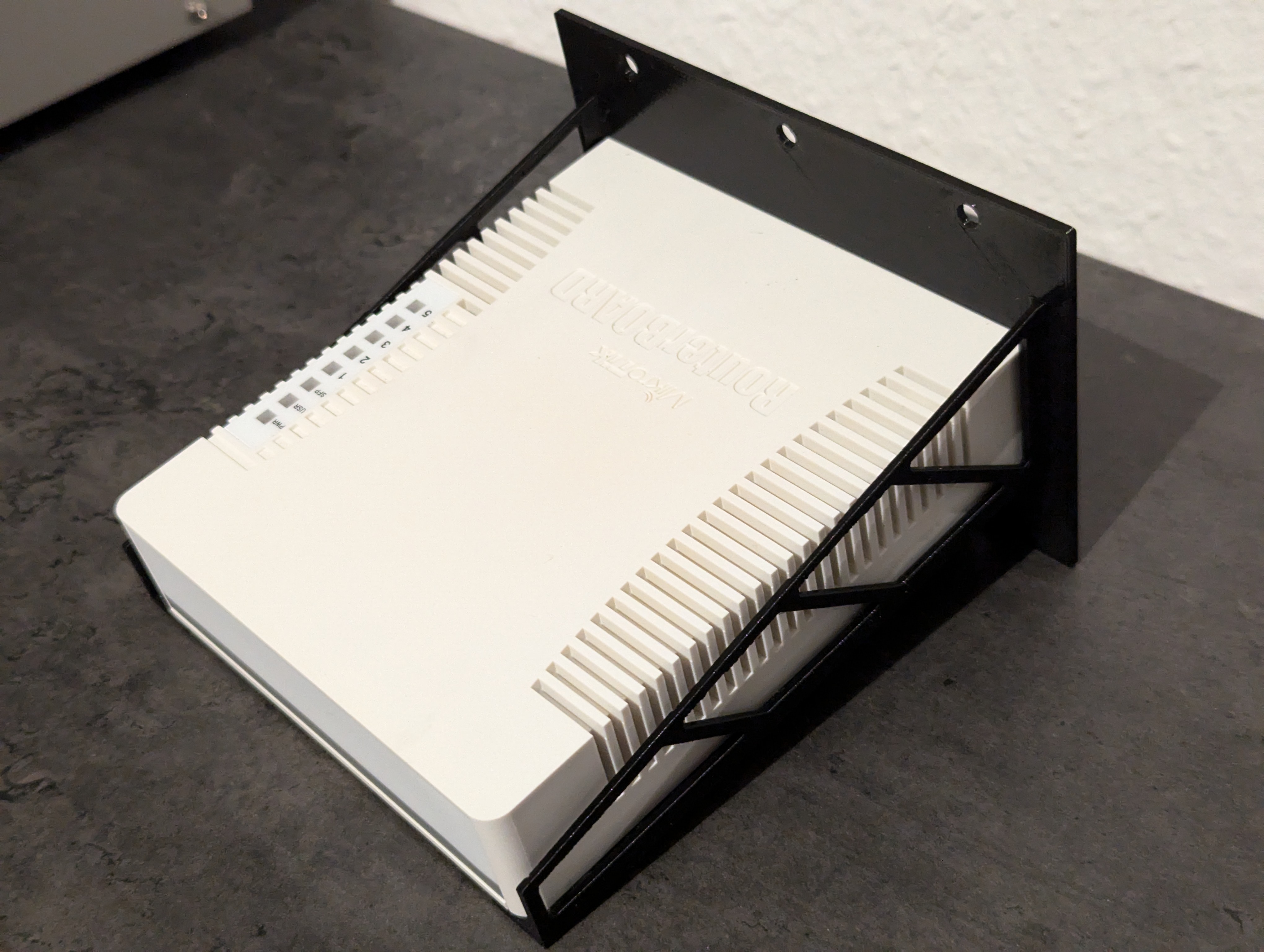 Mikrotik hEX PoE (RB960PGS) Rack Mount Module by kju | Download free ...