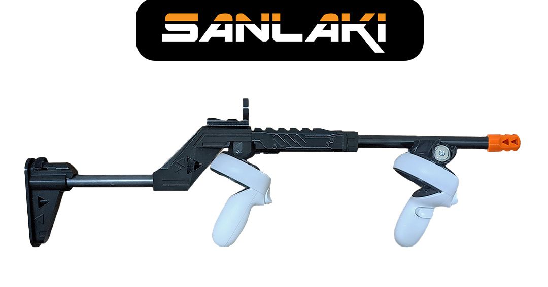 VR Gun stock for Meta Quest 2 by Sanlaki VR | Download free STL model ...