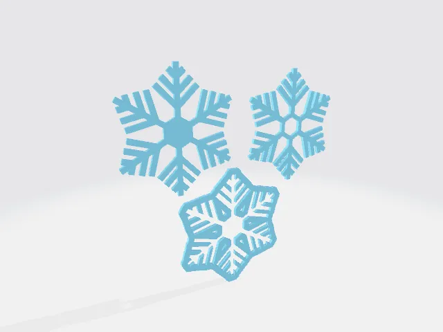14 types of snowflake tree decorations by northerncore | Download free ...