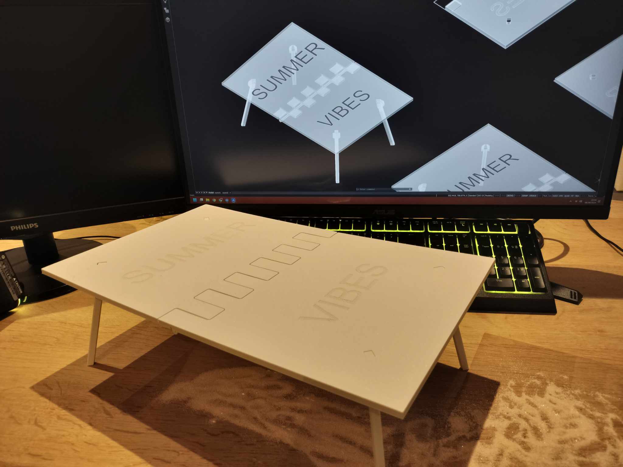 Foldable Beach Table por Neevoet | Descargar modelo STL gratuito ...