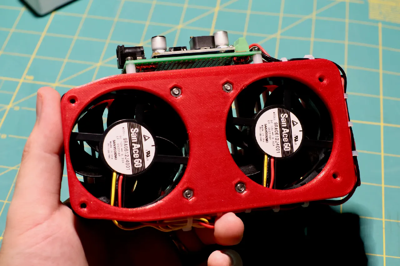 Sliger CX4200A Rear Exhaust Fans by esologic | Download free STL model ...