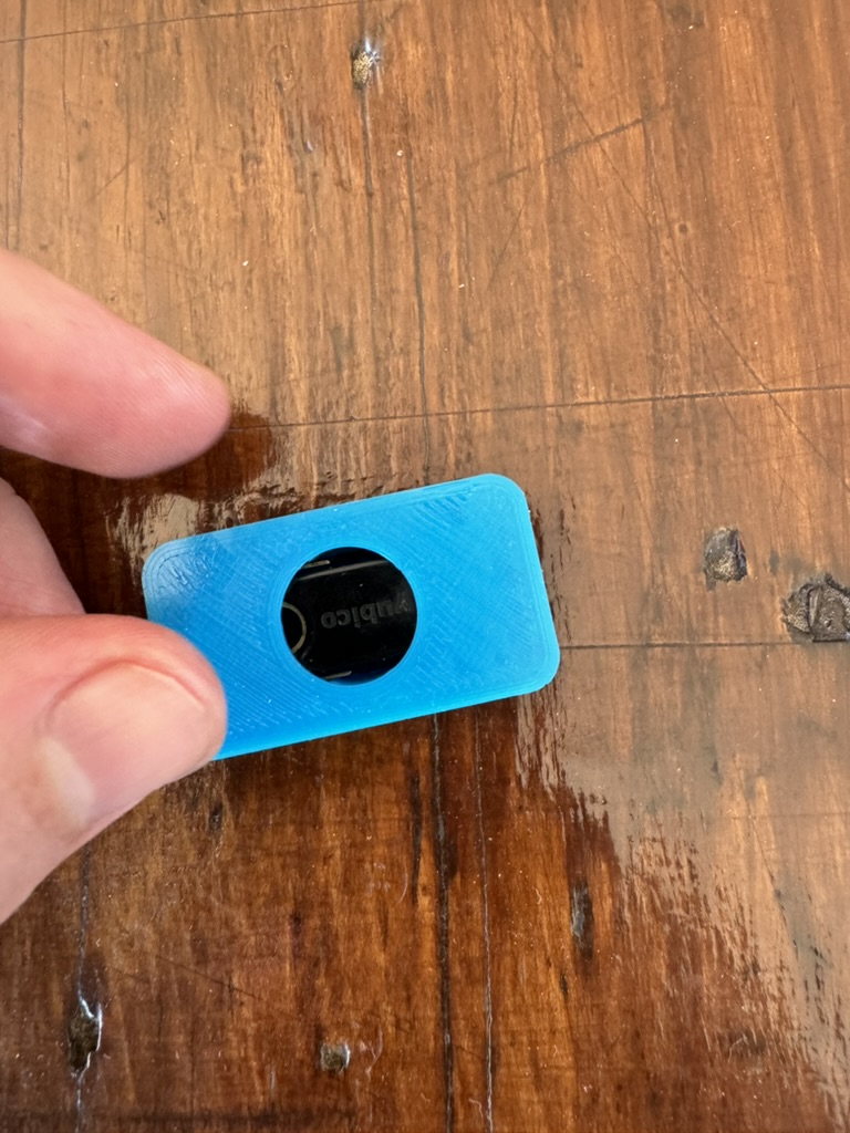 yubikey 5c holder by hxla | Download free STL model | Printables.com