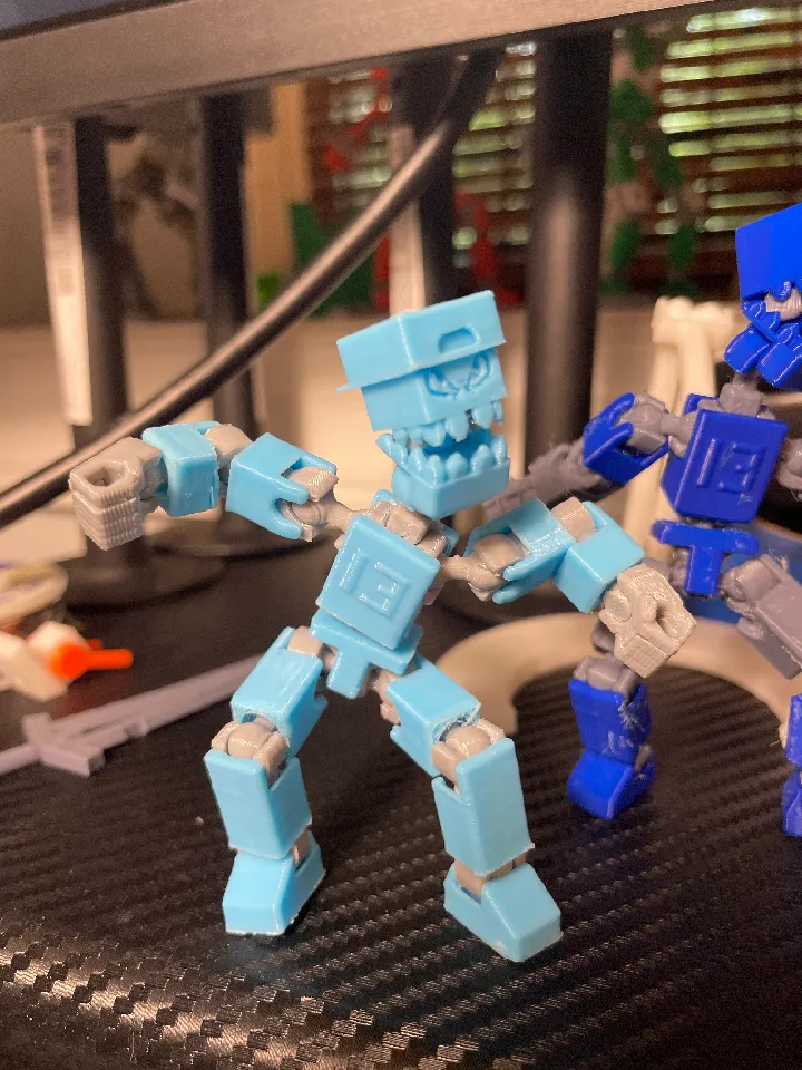 mini 13 head multi color teeth monster pack by PrintablJyngX | Download ...