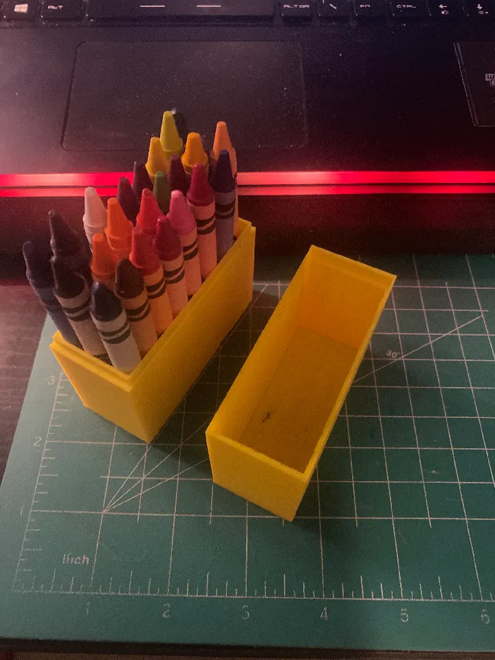 simple crayon box by Gabe The wolf | Download free STL model ...