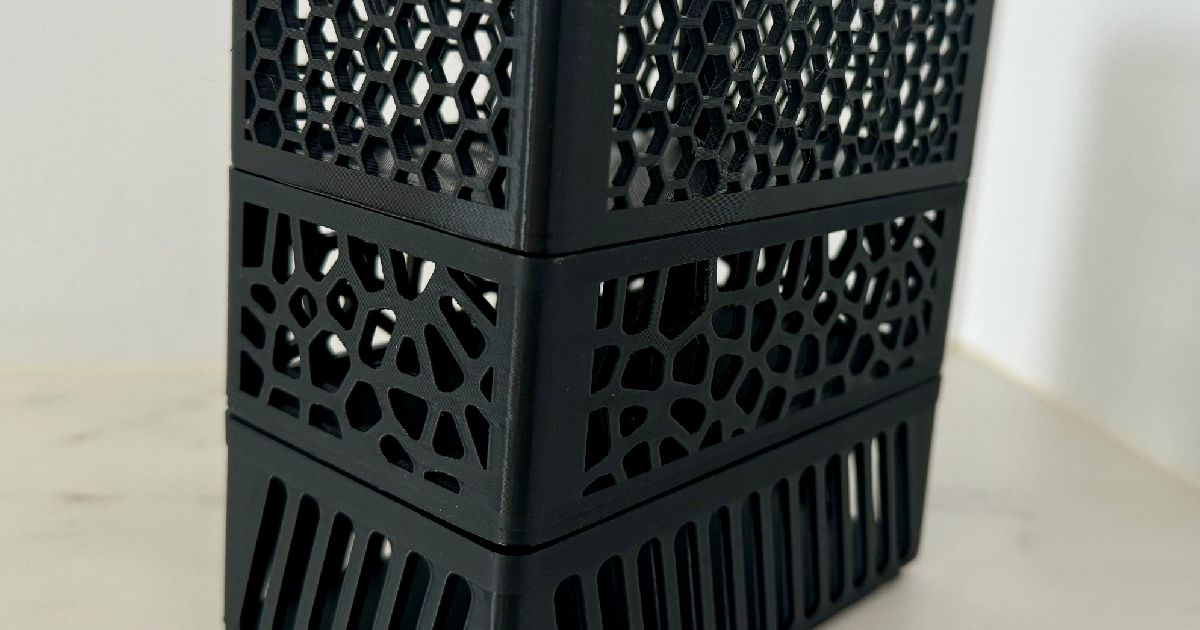 Storage box - Stackable - Parametric - OpenSCAD by Michael | Download ...
