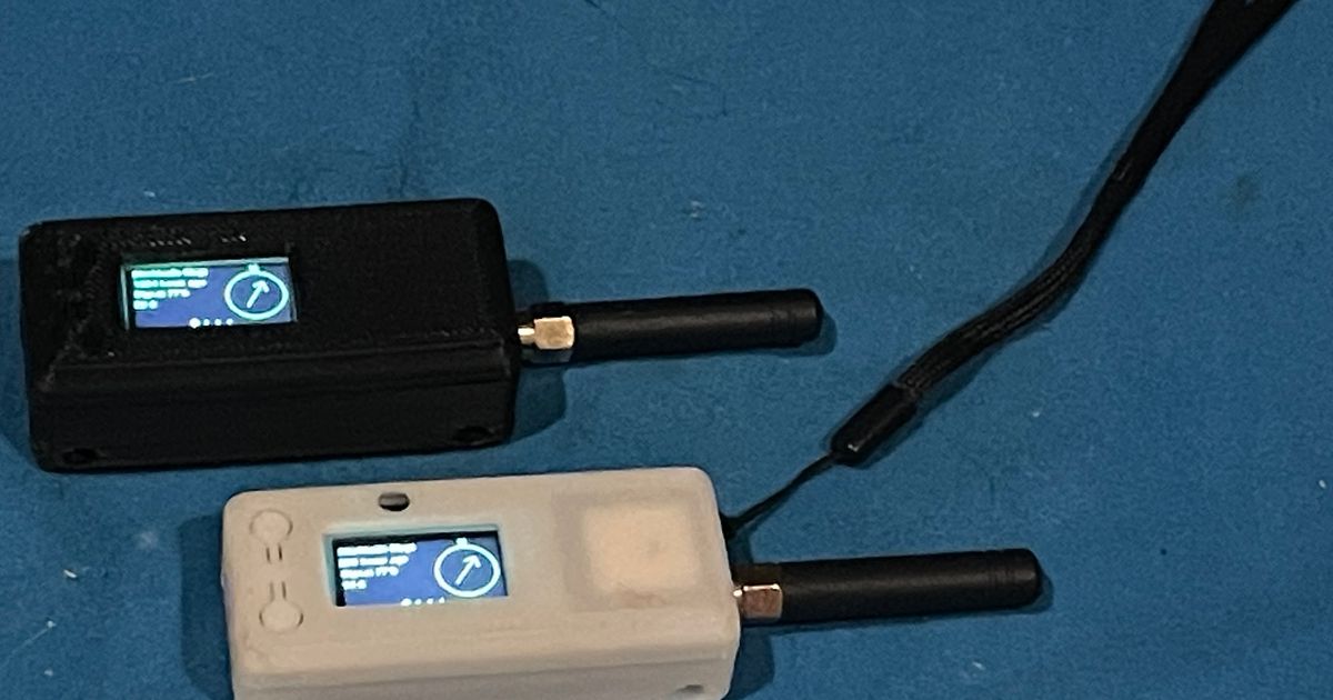 Heltec Wireless Tracker Case by mclark | Download free STL model ...