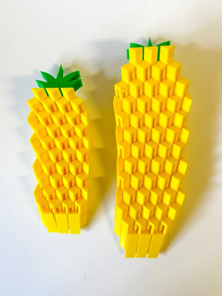 Pixel Pineapple Fidget by 3DPmom | Download free STL model | Printables.com