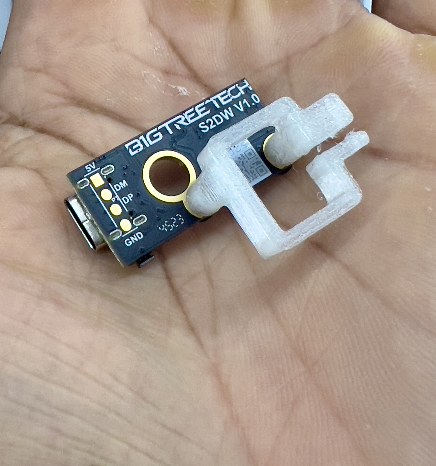 S2WD SENSOR bambu lab style extruder temp adapter for input shaper par ...
