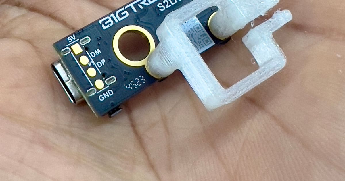 S2WD SENSOR bambu lab style extruder temp adapter for input shaper par ...
