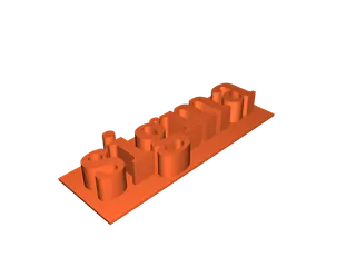 Sigma name plate by Abs | Download free STL model | Printables.com