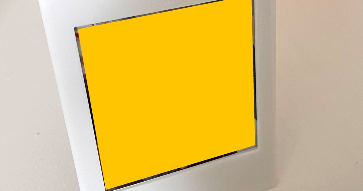 Frame For Instax Square Film by ahoi | Download free STL model ...