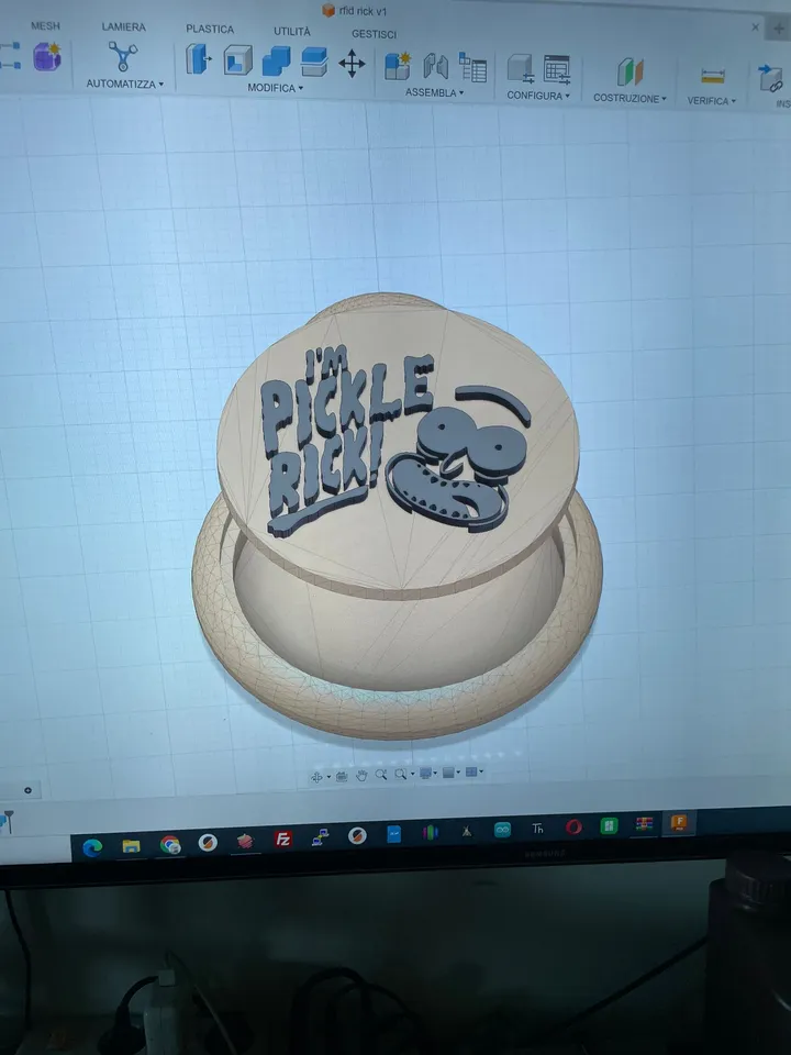RFID TAG RICK AND MORTY by CICCIRIX | Download free STL model ...