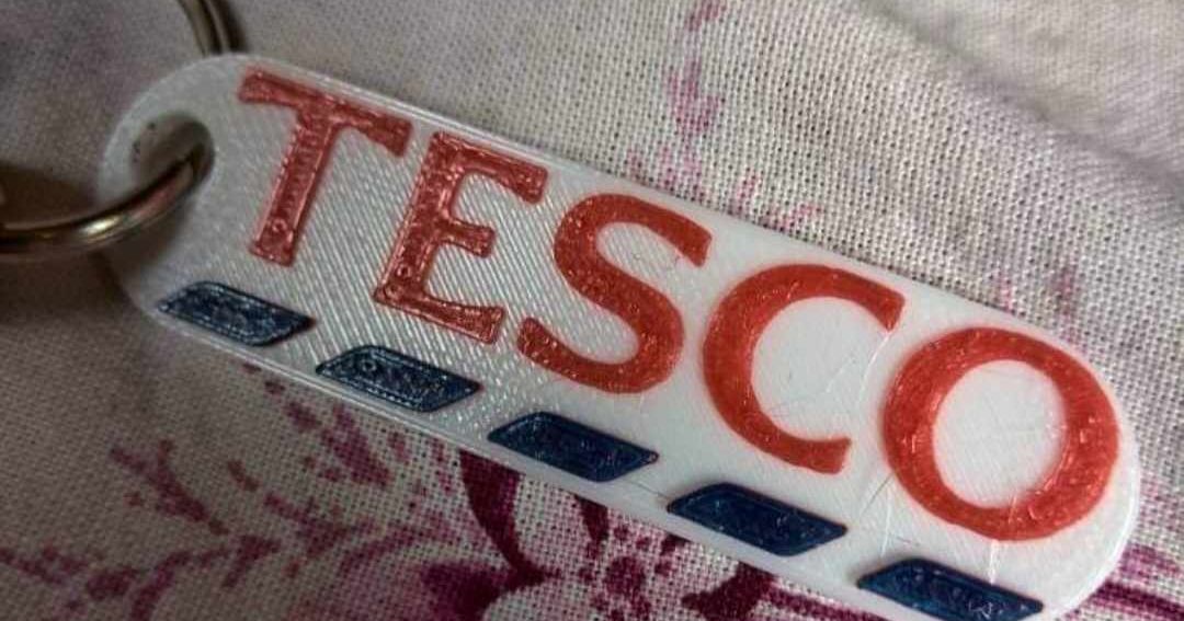 Tesco klíčenka / keychant by Danielkrat | Download free STL model ...