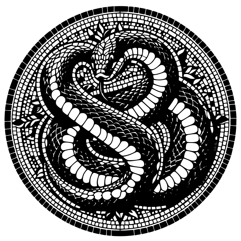 Three mosaic snakes (two colours) by Nina Máčová | Download free STL ...