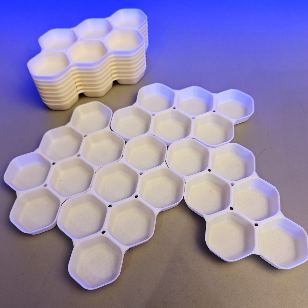 Tessellating Stackable Hexagonal Honeycomb Organiser Trays by Adam ...