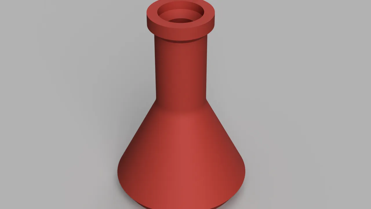 Erlenmeyer flask by Titan3D | Download free STL model | Printables.com