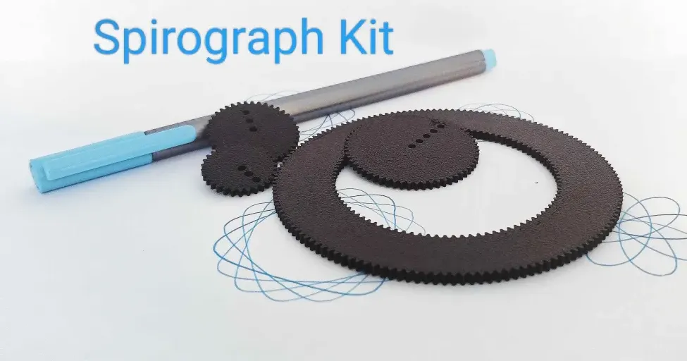 Simple Spirograph Kit by Botannik | Download free STL model ...