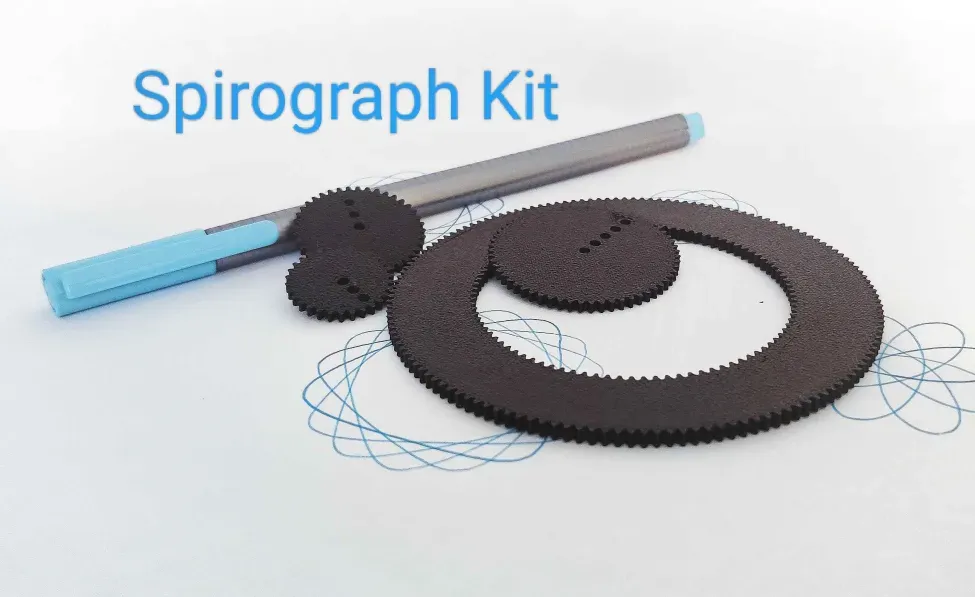 Simple Spirograph Kit by Botannik | Download free STL model ...
