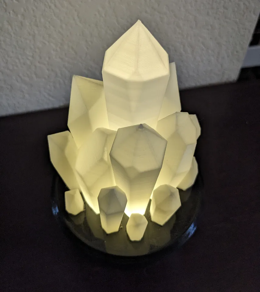 Magical Crystals Lamp by Bitwi | Download free STL model | Printables.com