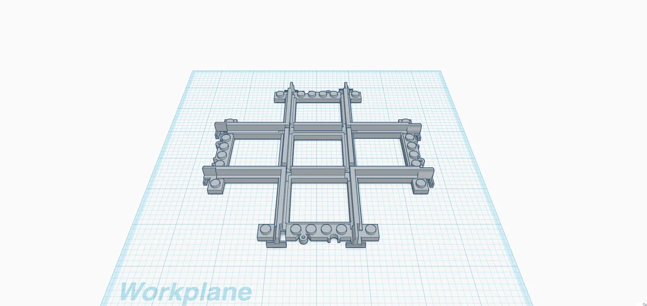 lego train track intersection by JG | Download free STL model ...