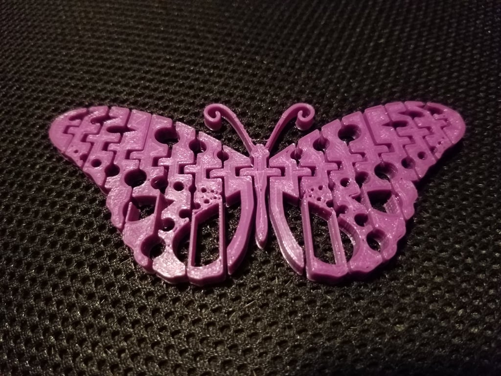 Articulated Butterfly (Remix) by Bitwi | Download free STL model ...