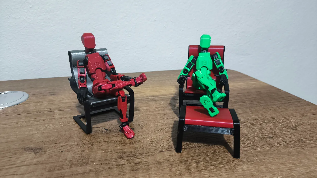 Dummy 13 ArmChair by Cormango | Download free STL model | Printables.com