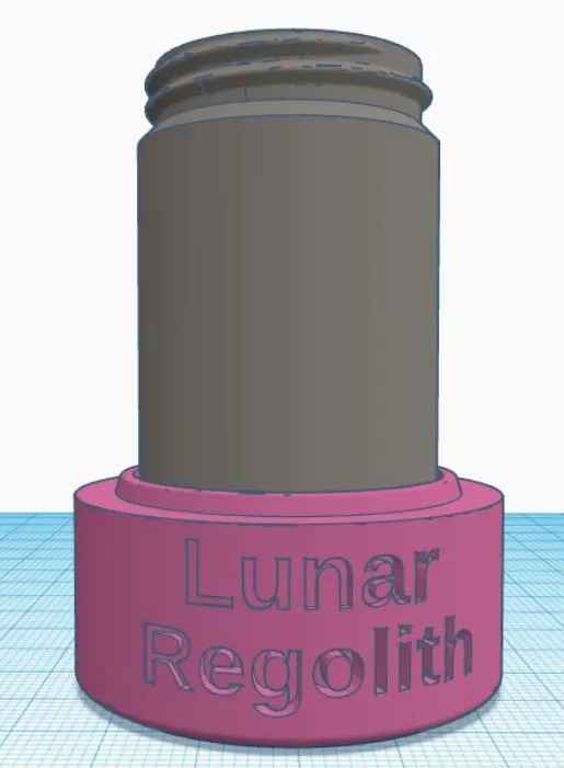 Regolith Sample Holder (large jar) by Space_Gal | Download free STL model | Printables.com