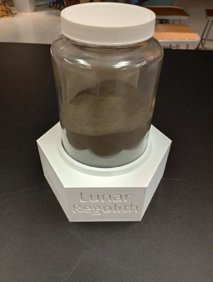 Regolith Sample Holder (large jar) by Space_Gal | Download free STL ...