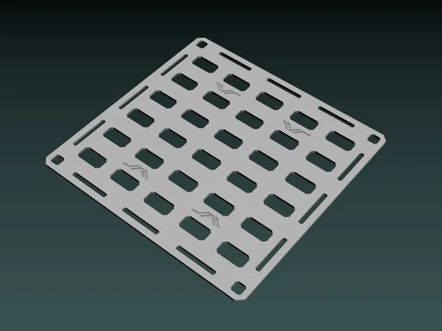 MOLLE panel by Piro | Download free STL model | Printables.com