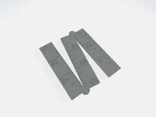 Articulated Ruler And Holder by TimmyToasty | Download free STL model ...
