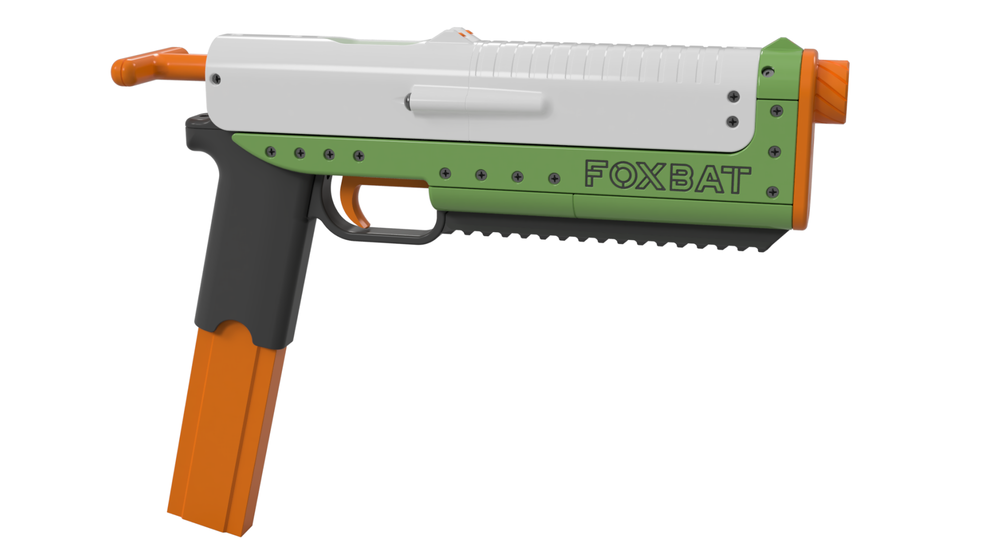 Foxbat - Mag-in-Grip Handcannon Pistol (Printed Nerf Blaster) by ...