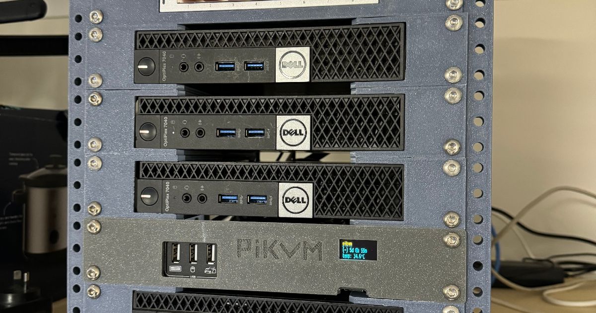 PiKVM 10 inch rack mount by rph | Download free STL model | Printables.com